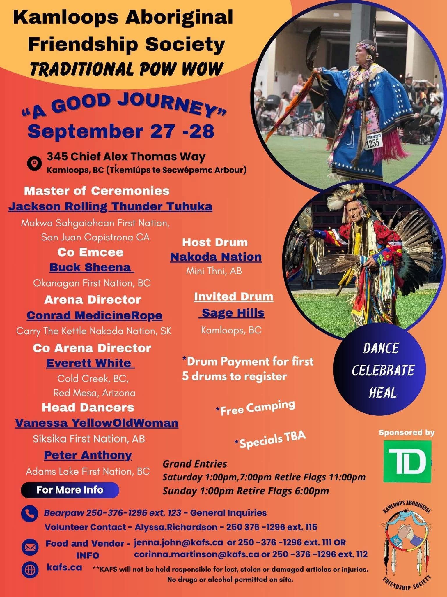 Kamloops Aboriginal Friendship Society Pow Wow - Indigenous Tourism BC