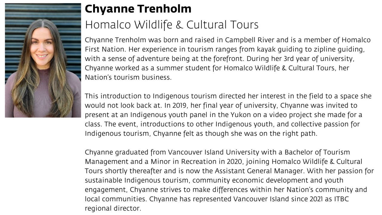 2023 ITBC BOARD OF DIRECTORS NOMINEES | Indigenous Tourism BC