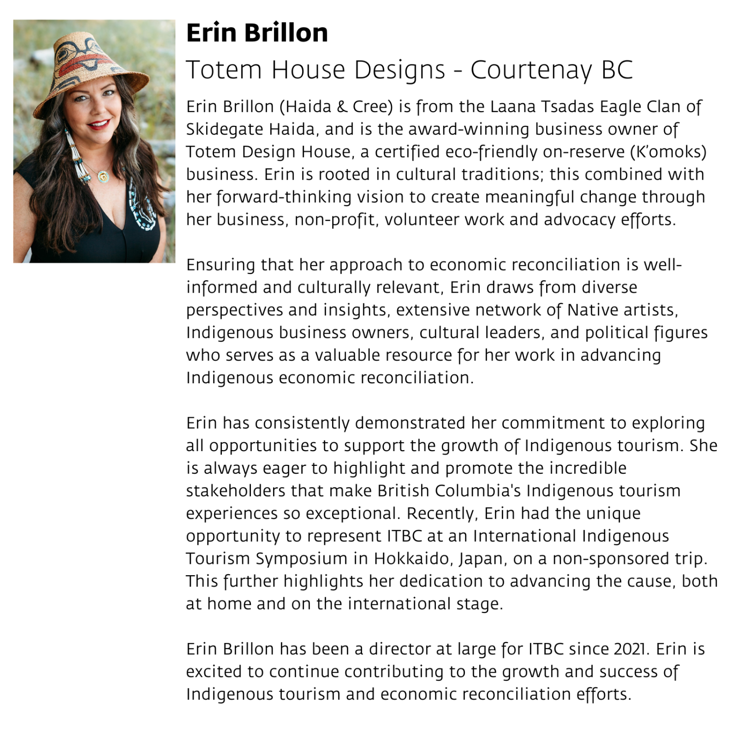 2023 ITBC BOARD OF DIRECTORS NOMINEES | Indigenous Tourism BC